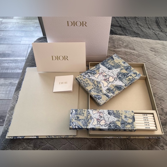 Dior | Other | Auth Dior Around The World Couture Stationary Set | Poshmark